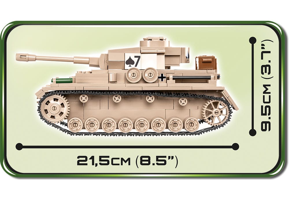 COBI World War II: Panzer IV Ausf. G tank (2546) – Legerspeelgoed.nl