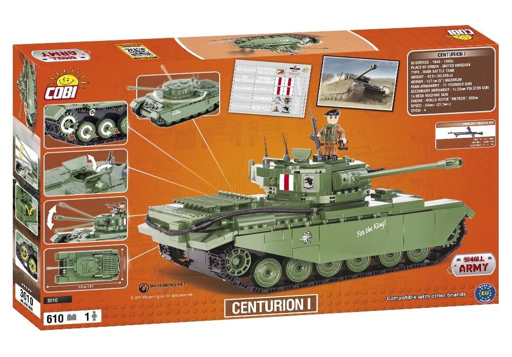 COBI World of Tanks: Centurion I (3010) – Legerspeelgoed.nl