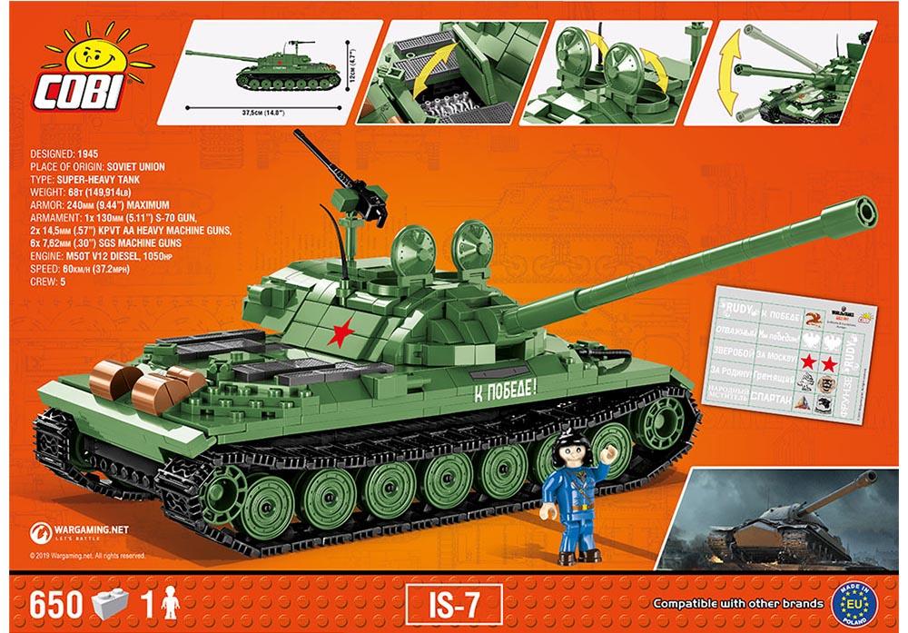 COBI World of Tanks: IS-7 Tank (3038) – Legerspeelgoed.nl