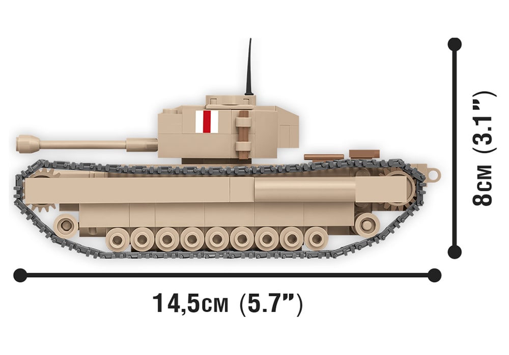 COBI World of Tanks: Churchill I Tank / 1:48 schaal (3064 ...