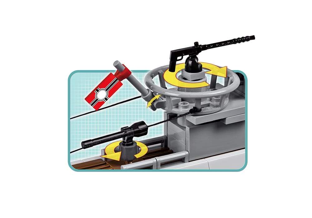 COBI World War II: U-boot VIIB U-48 (4805) – Legerspeelgoed.nl