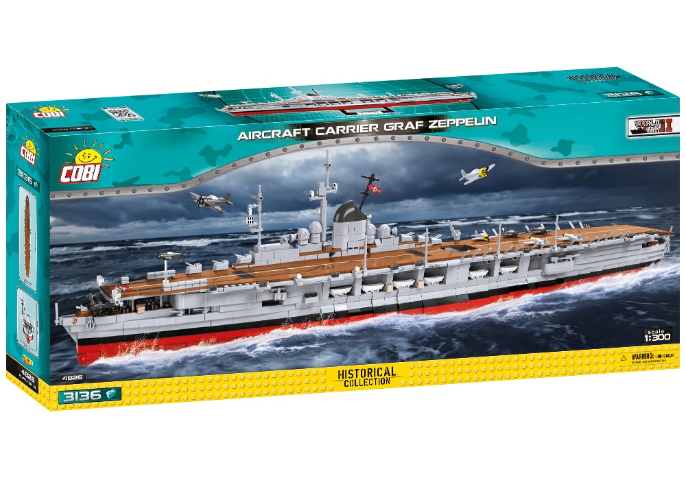 COBI World War II: Aircraft Carrier Graf Zeppelin (4826 ...