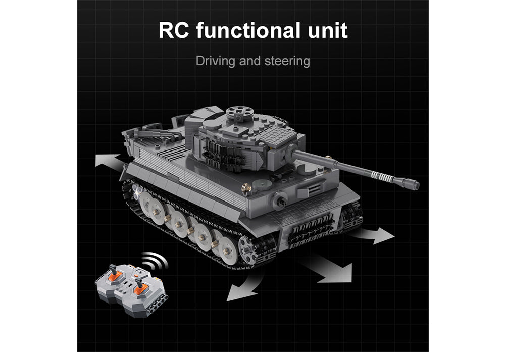 CaDA Military Series: Tiger tank RC (C61071W) – Legerspeelgoed.nl