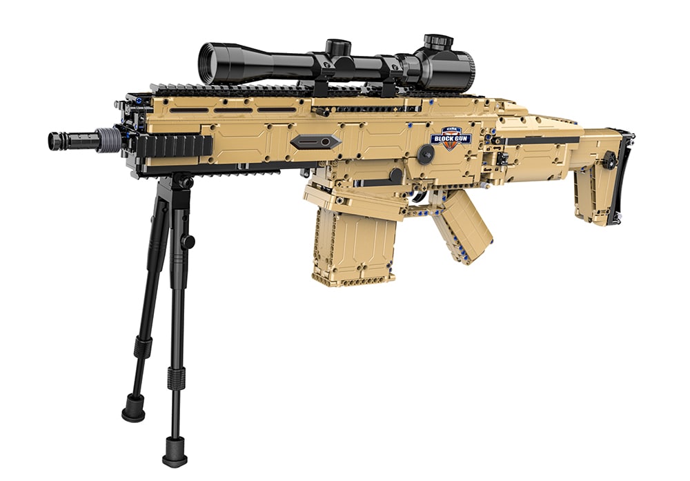 CaDA Block Gun Series: Scar 17S Assault Rifle (C81021W) – Legerspeelgoed.nl